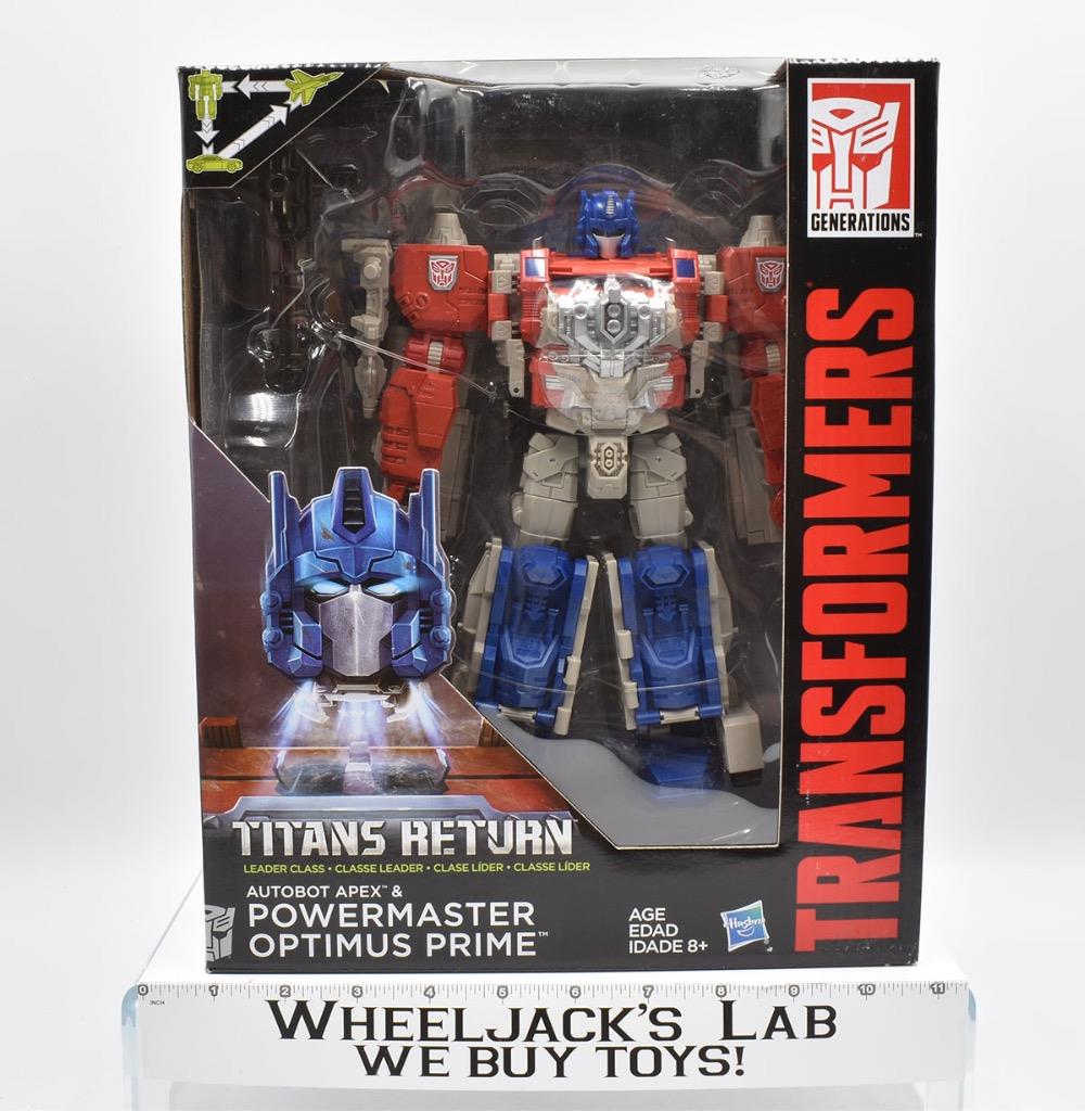 Powermaster Optimus Prime & Apex Titans Return Transformers