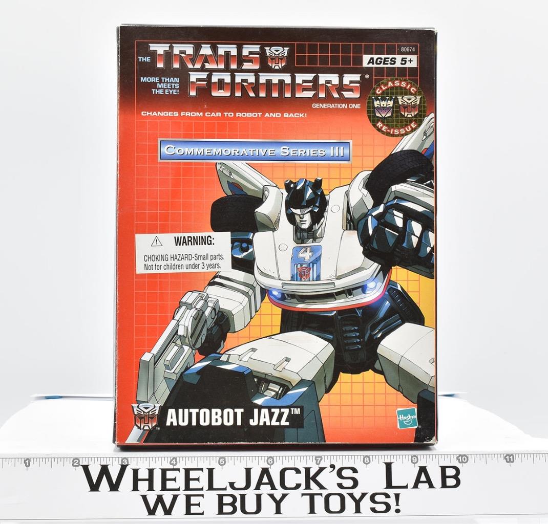 Autobot Jazz Series III NEW Reissue G1 Transformers