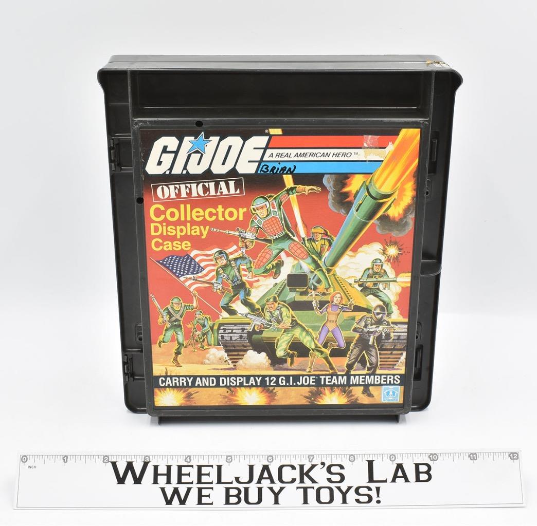 Two Official Collector Display Cases 1982 Vintage GI Joe Cobra Hasbro ...