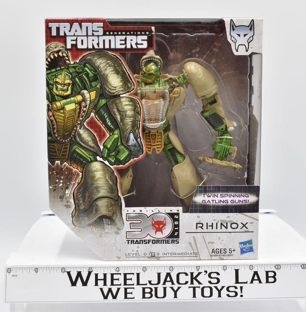 Rhinox Voyager Class Thrilling 30 Generations NEW Transformers Action Figure - Wheeljack's Lab