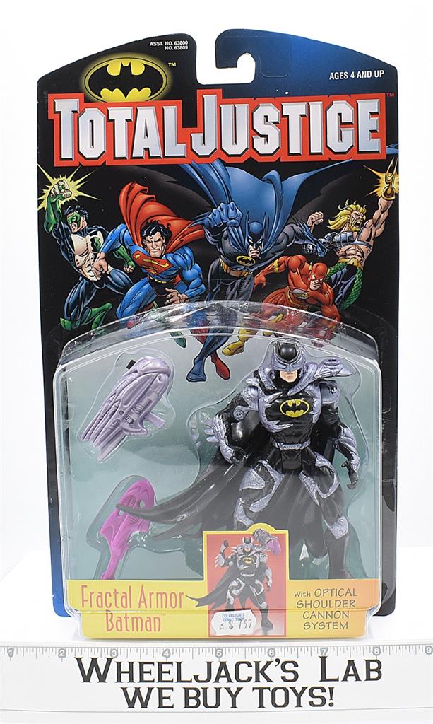 Fractal Armor Batman MOSC NEW Total Justice Kenner 1996 Action Figure ...