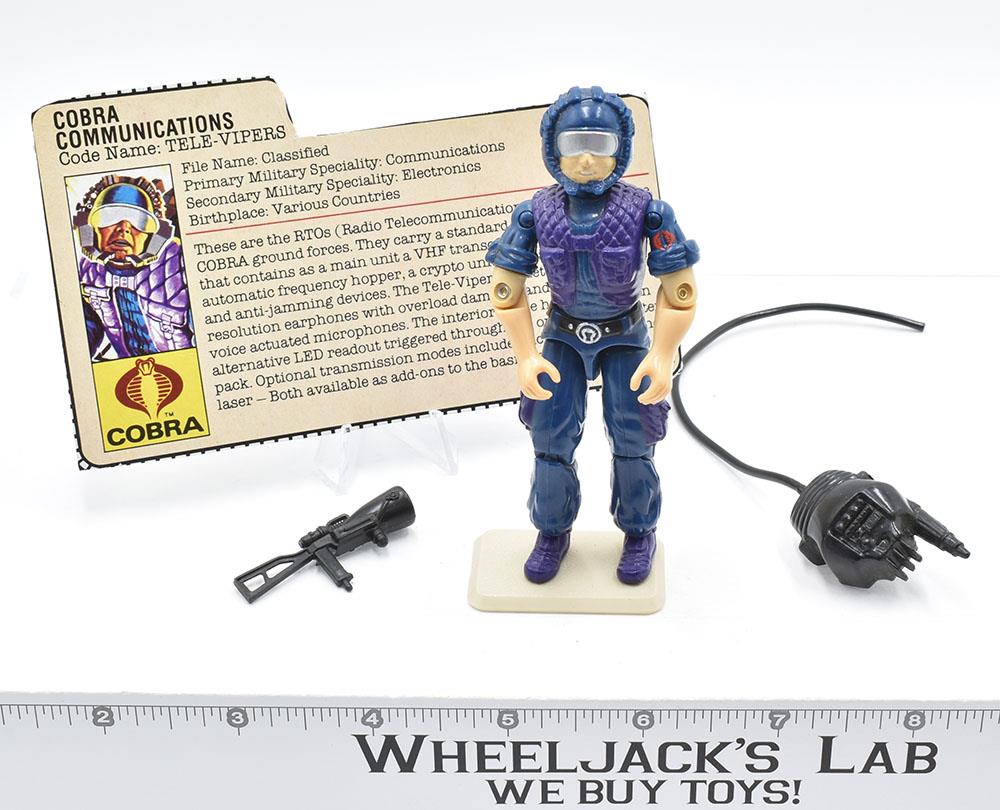 Tele-Viper Cobra Communications 100% Complete GI Joe 1989 Hasbro Action ...