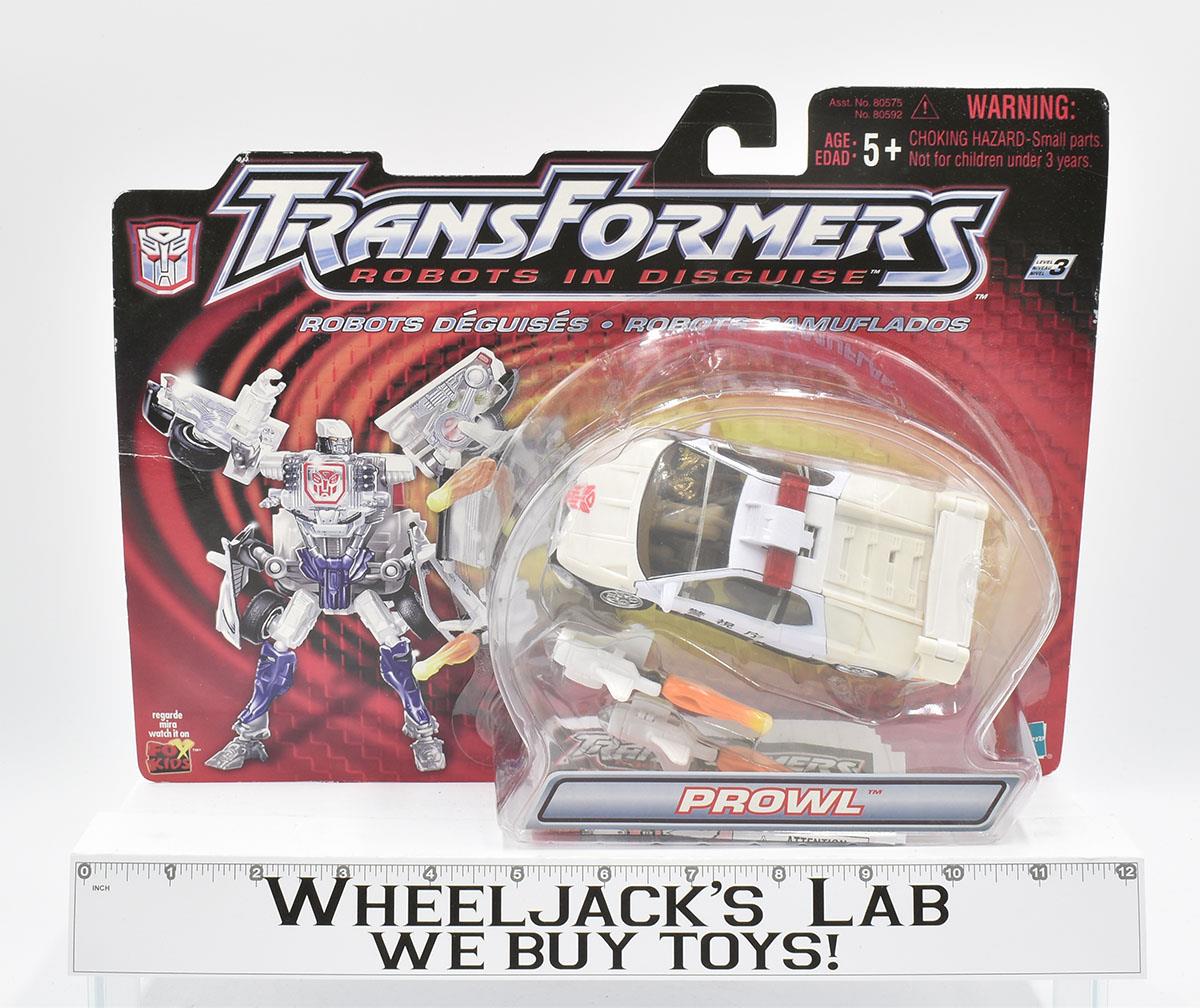 Prowl RID NEW MOSC Robots in Disguise 2001 Hasbro Transformers Action ...