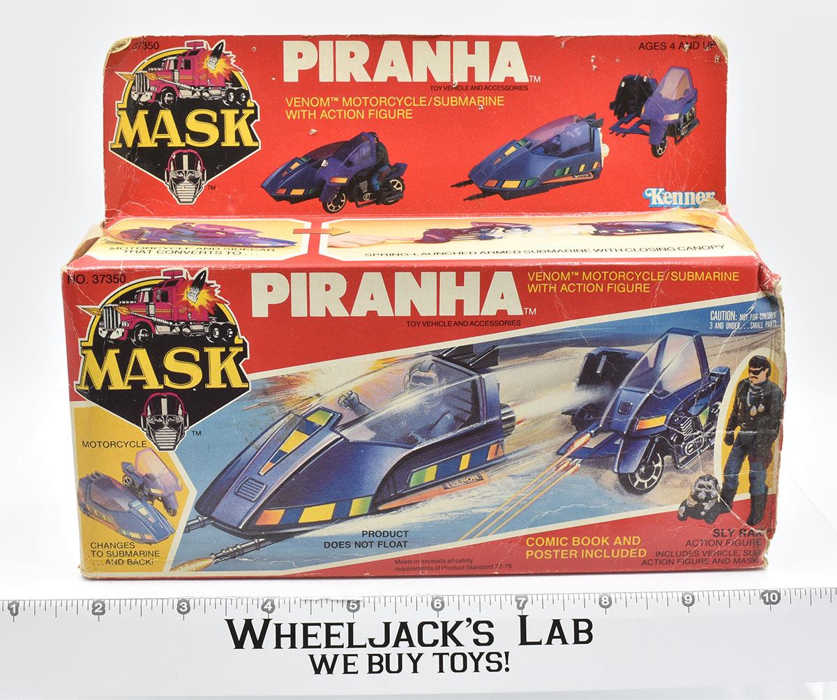 Piranha Sly Rax 100% Complete 1986 MASK Vehicle Kenner Vintage Action ...