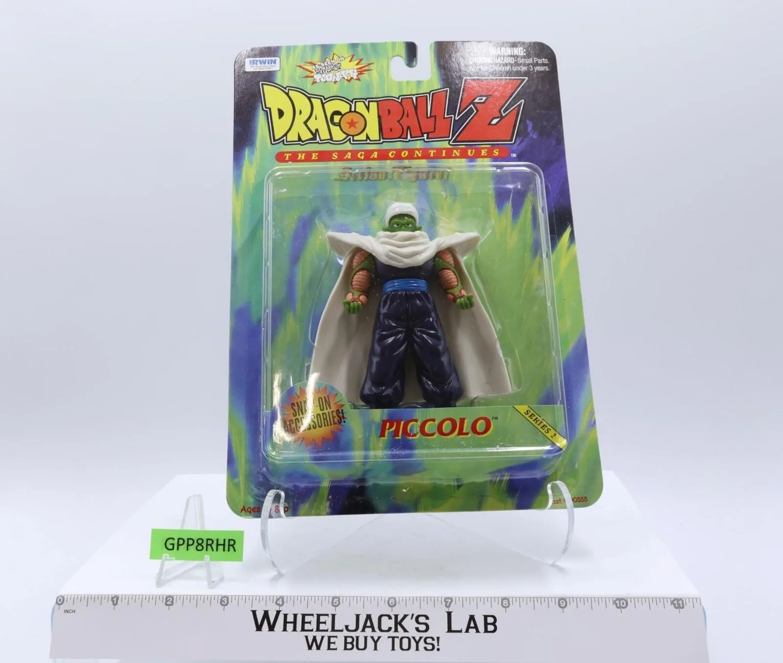 Piccolo Series 2 Dragonball Z 1999 Irwin Toys Action Figure NEW MOSC ...
