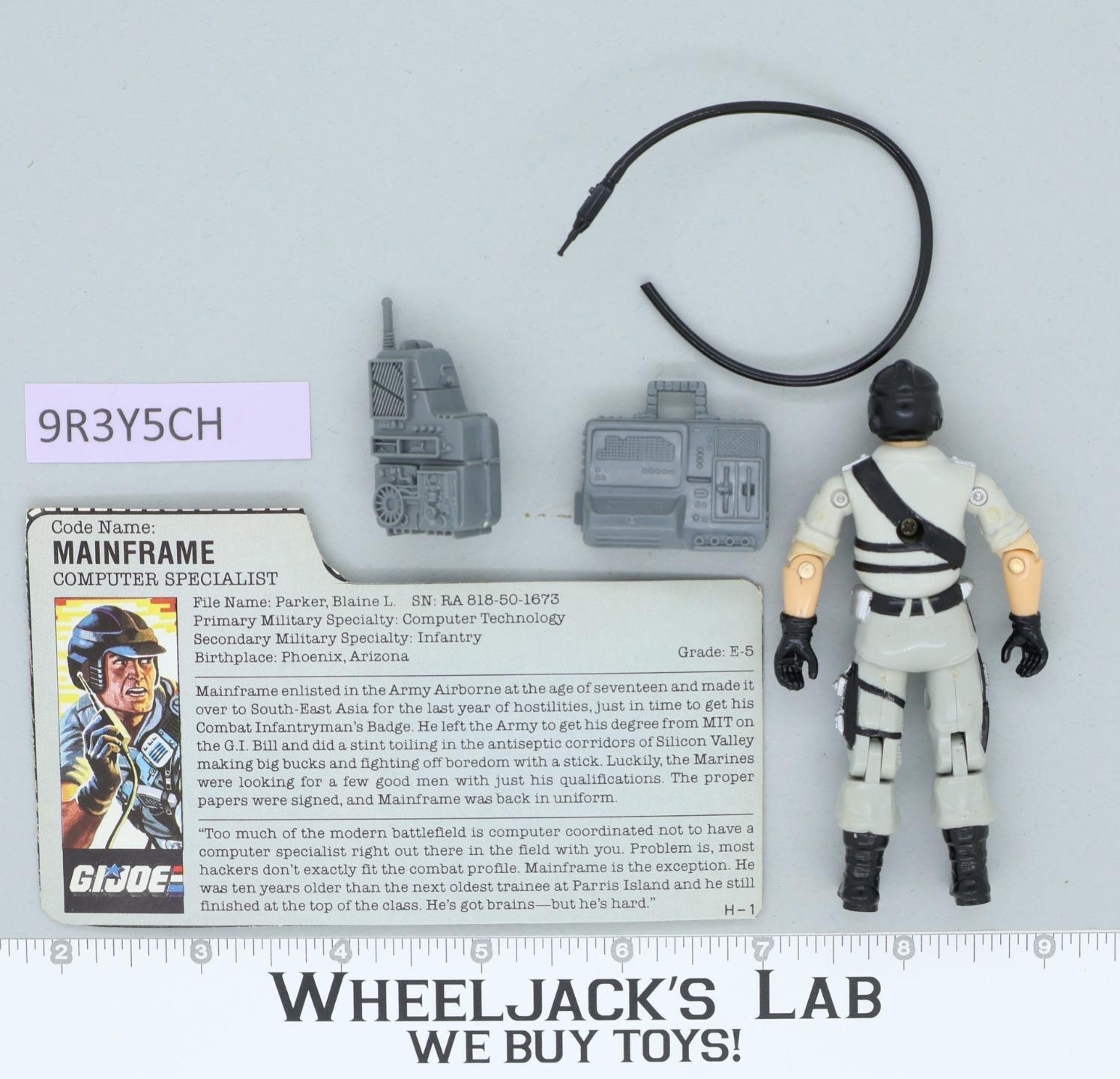 Mainframe V1 100% Complete G.I. Joe 1986 Hasbro Vintage Action Figure ...