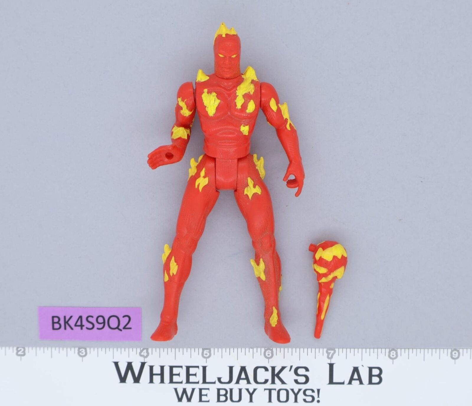 Human Torch Fantastic Four Super Heroes 1992 Marvel Vintage Action Figure 5" - Wheeljack's Lab