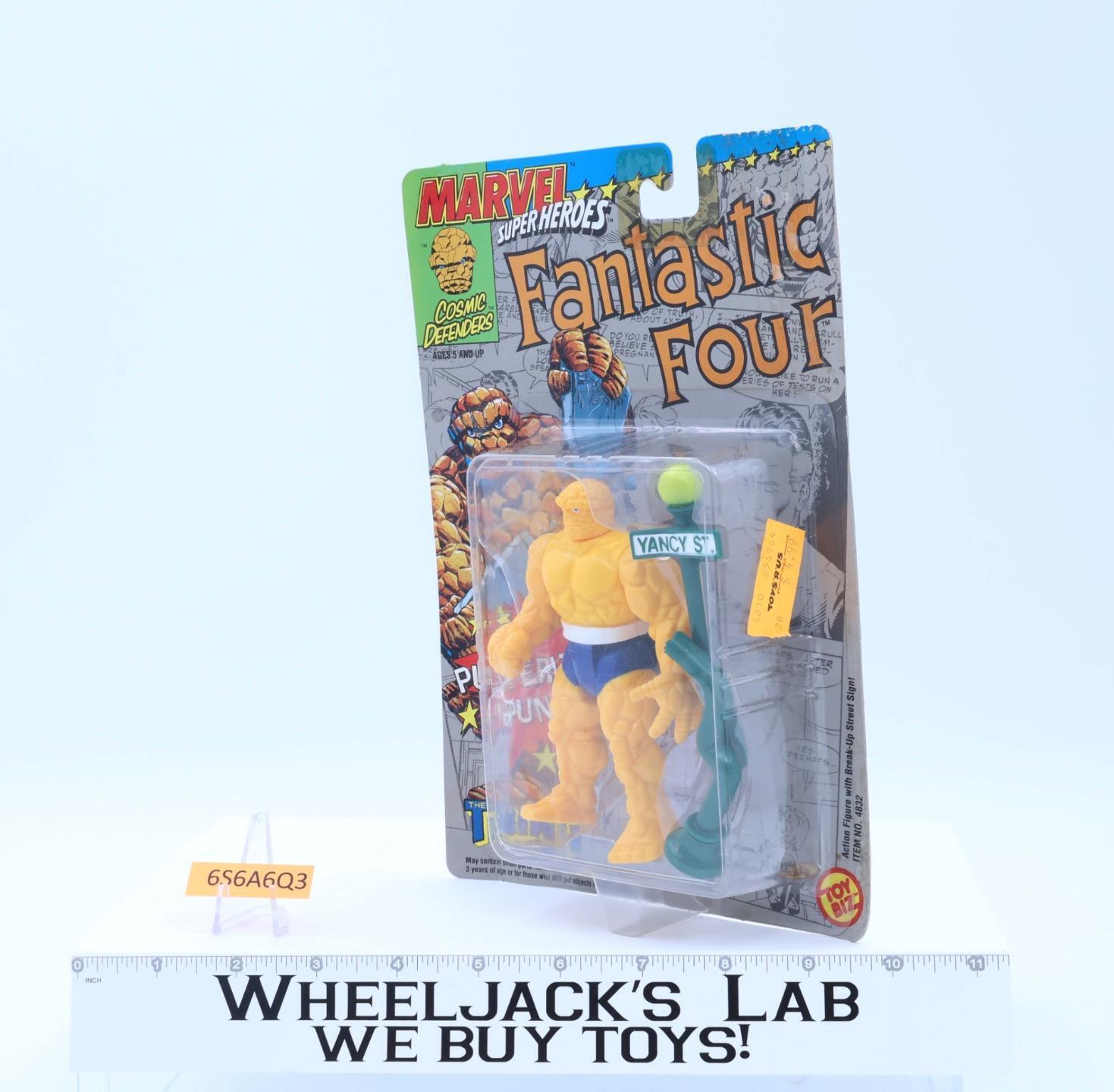 The Thing Pulverizing Punch Fantastic Four Marvel Superheroes 1992 Toybiz MOSC - Wheeljack's Lab