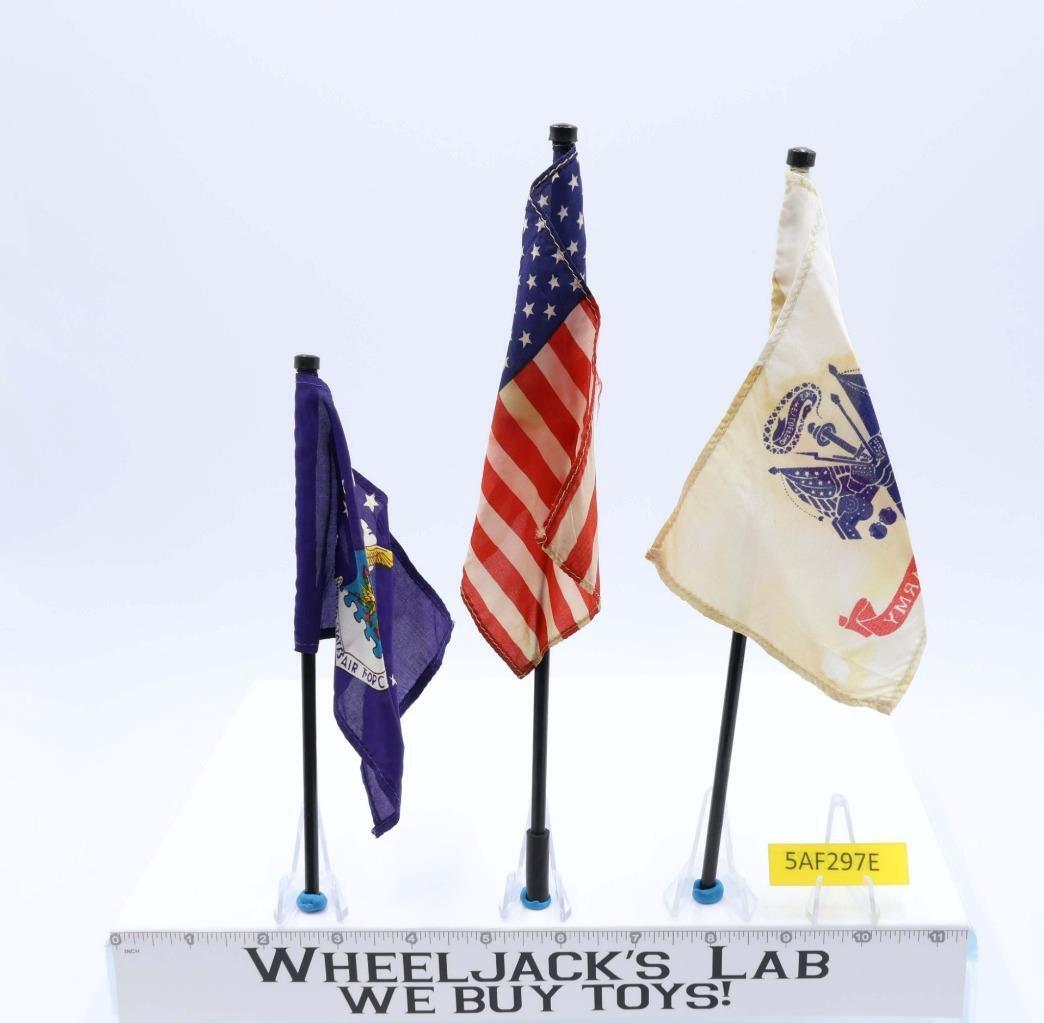 Lot of 3 G.I. Joe Military Branches Flags 1960s Vintage Hasbro 12 ...