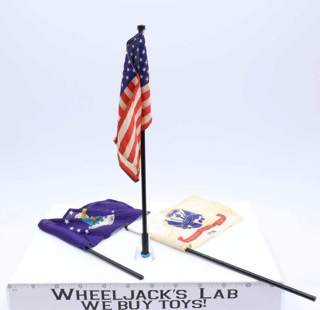 Lot of 3 G.I. Joe Military Branches Flags 1960s Vintage Hasbro 12 ...