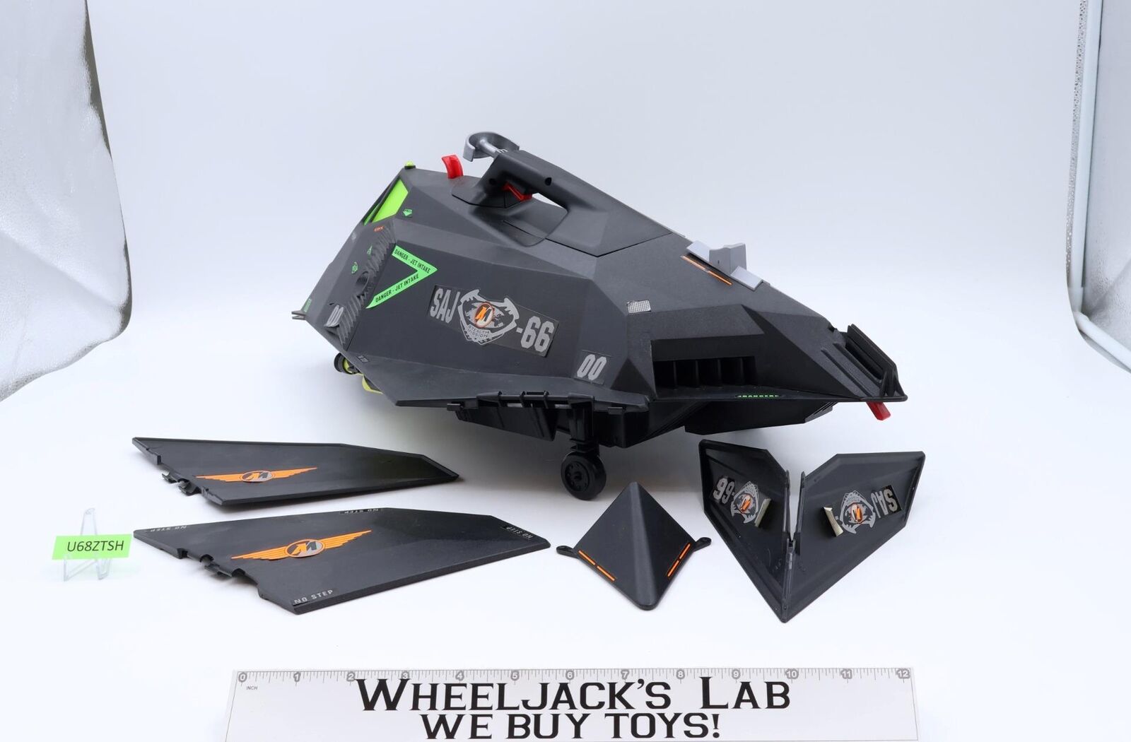 Stealth Jet W/ Bike Action Man 1998 Hasbro Action Figure Vehicle ...