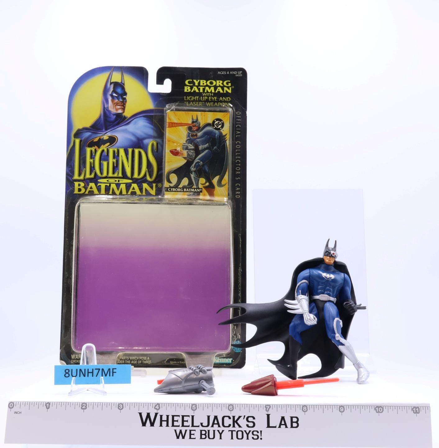 Cyborg Batman 100% Complete w Cardback Legends Of Batman Kenner 1994 ...