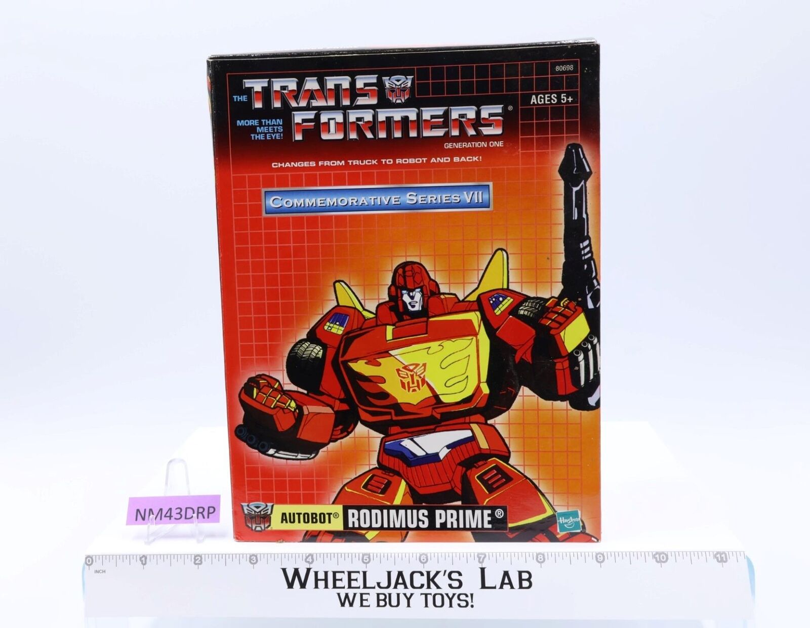 Rodimus Prime Commemorative Series Reissue Transformers 2002 Hasbro NEW ...