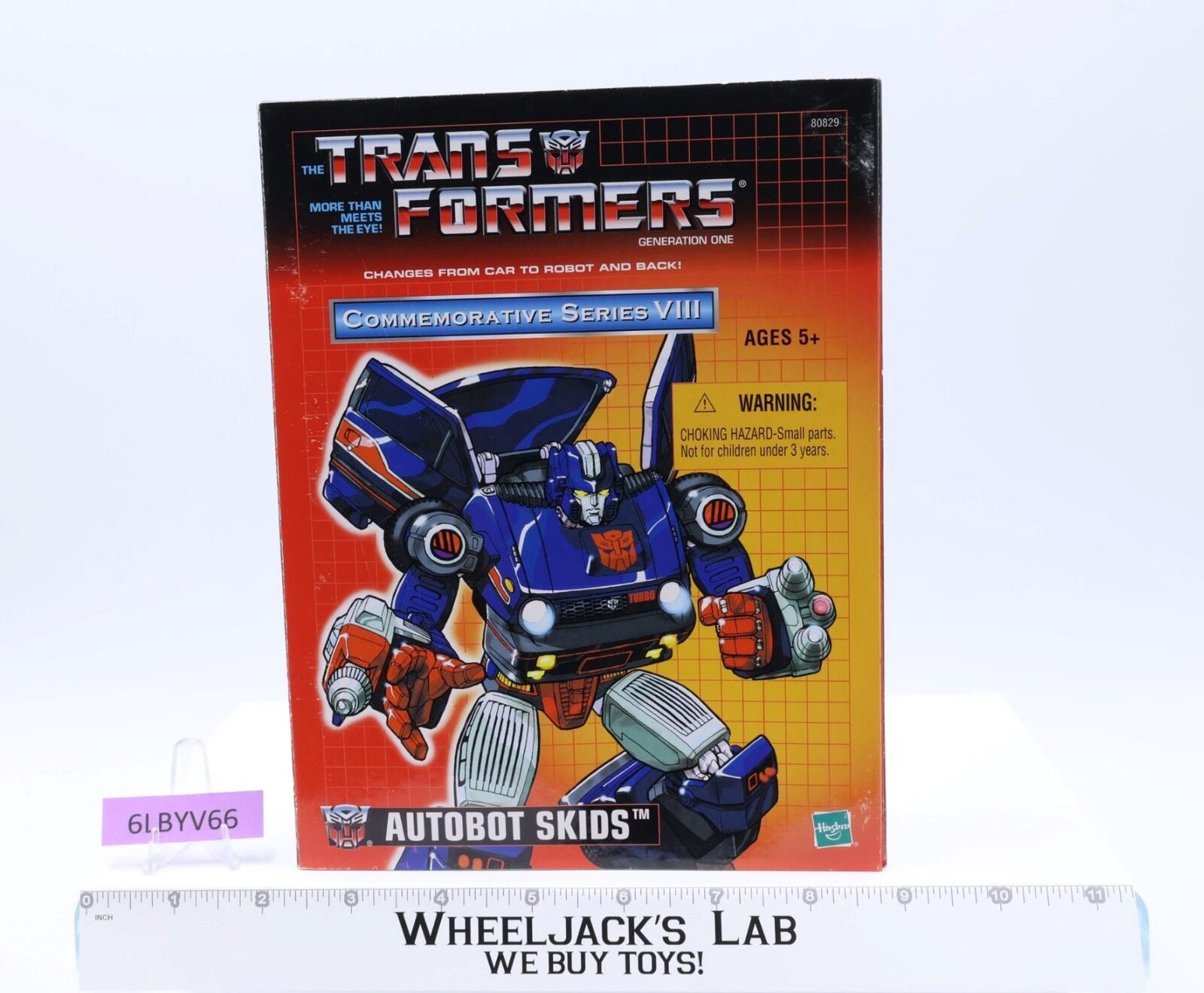 Autobot Skids Commemorative Series Reissue Transformers 2002 Hasbro NEW ...