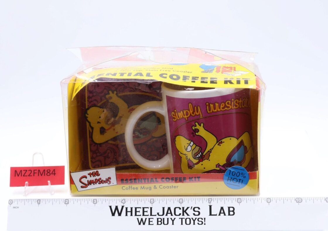 Homer Simpson Coffee Mug & Coaster 20th Century Fox The Simpsons 2003 ...