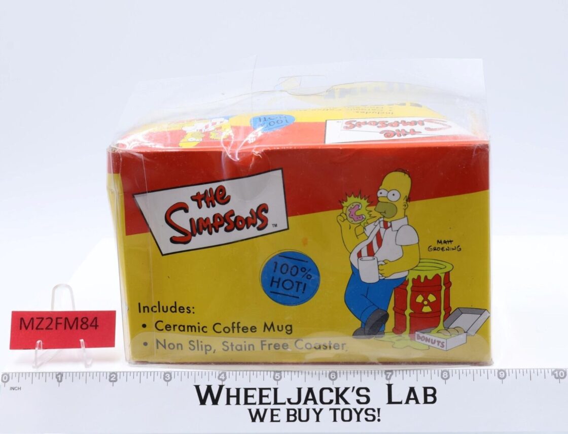 Homer Simpson Coffee Mug & Coaster 20th Century Fox The Simpsons 2003 ...