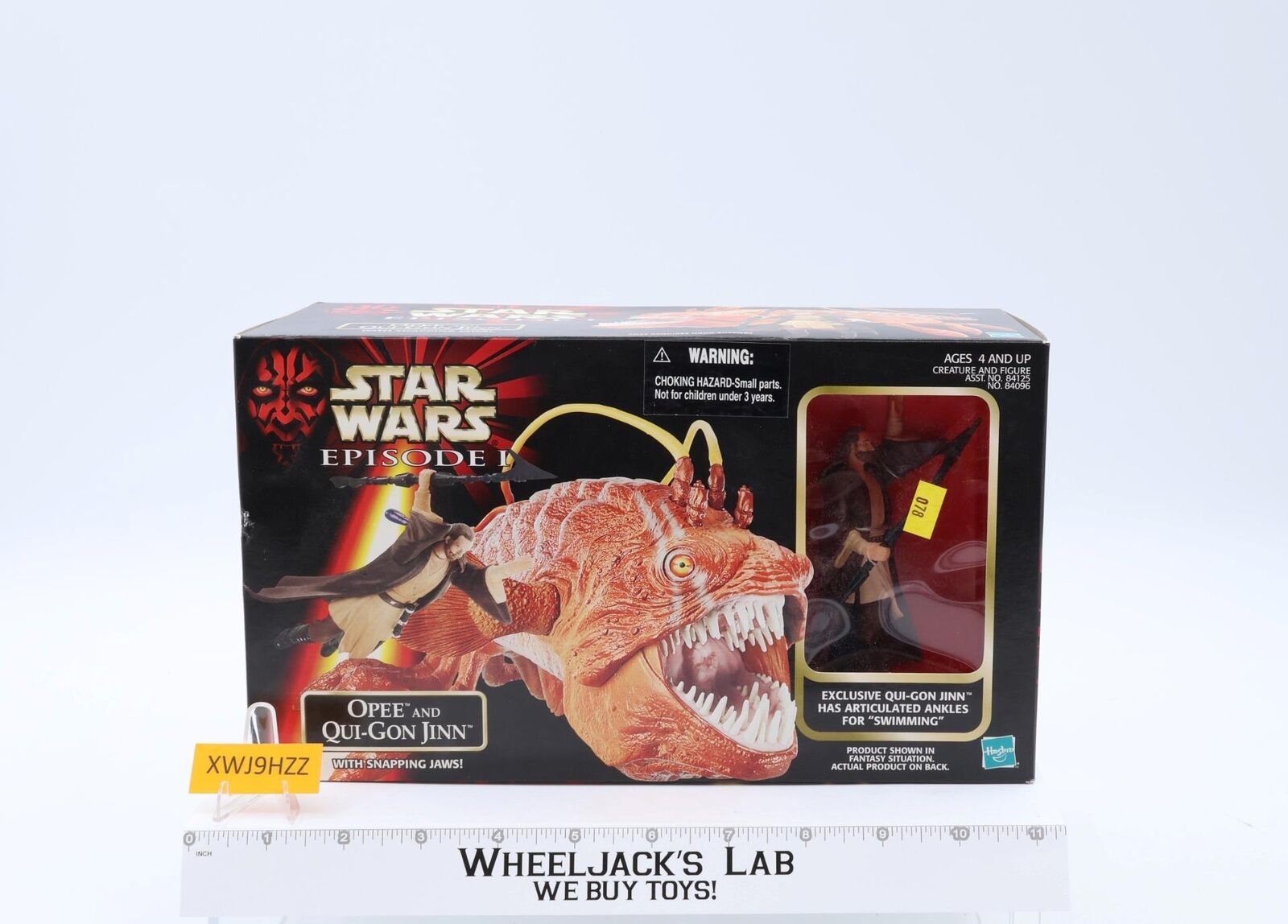 Opee & Qui-Gon Jinn Star Wars Episode 1 1998 Hasbro NEW MISB SEALED ...