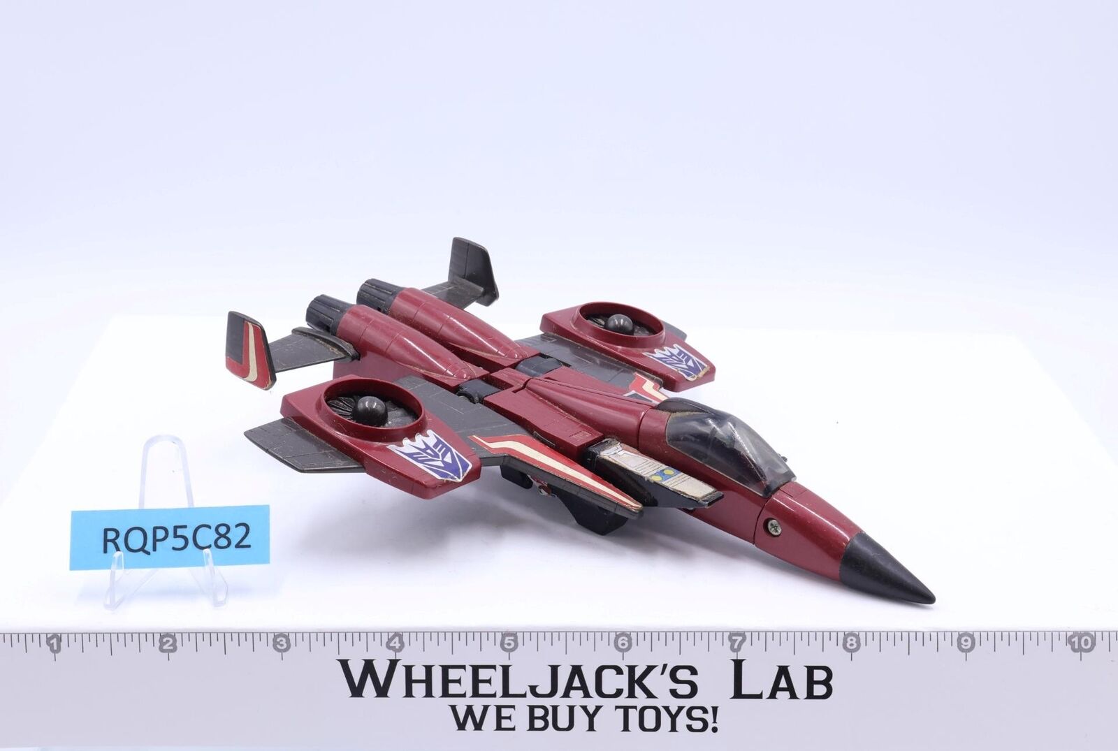 Thrust 1985 Vintage G1 Transformers F-15 Fighter Action Figure Hasbro ...