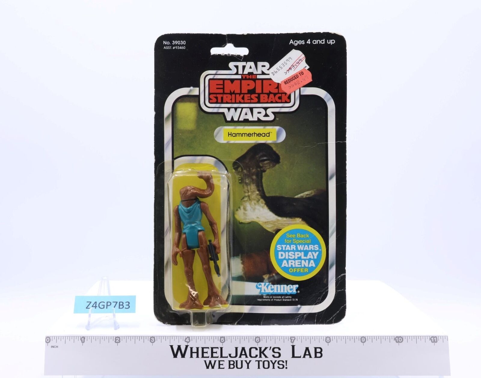Hammerhead 45 Back-A Star Wars ESB 1981 Kenner Figure NEW MOSC SEALED ...