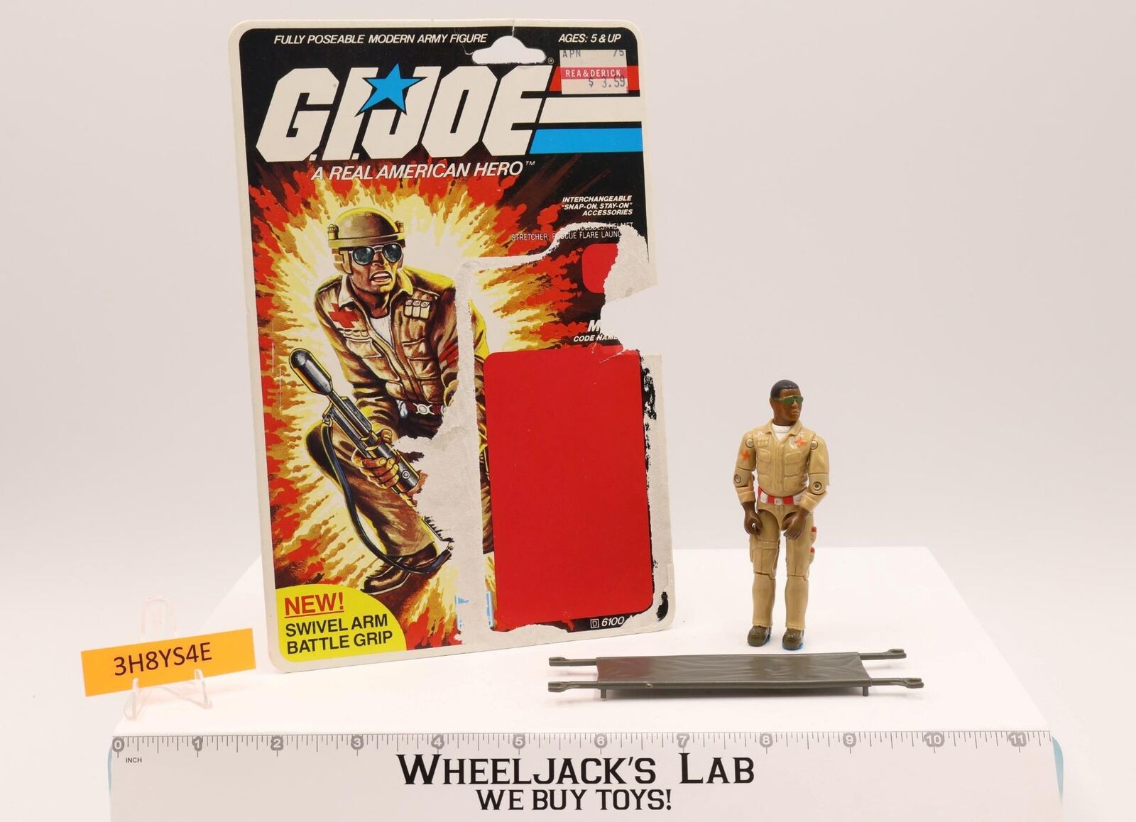 Doc V1 100% Complete W CARD 1983 GI Joe Hasbro Vintage Action Figure ...