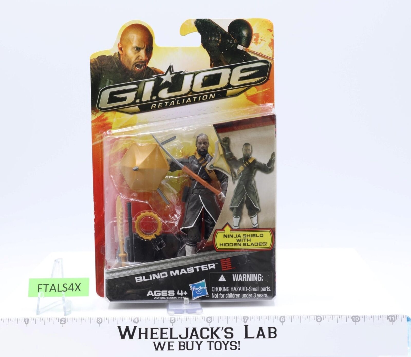 Blind Master GI Joe Retaliation 2012 MOSC NEW Hasbro Action Figure ...