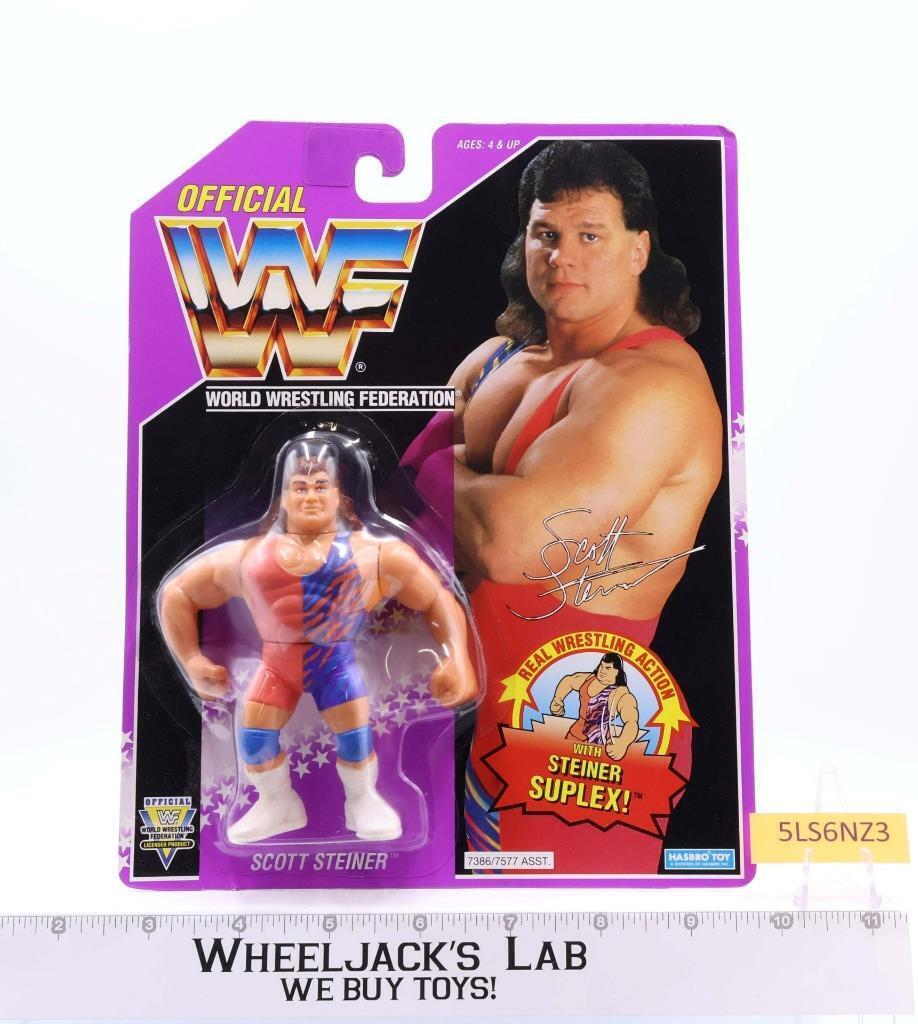 Scott Steiner WWF Wrestling 1993 Hasbro Action Figure NEW MOSC SEALED ...