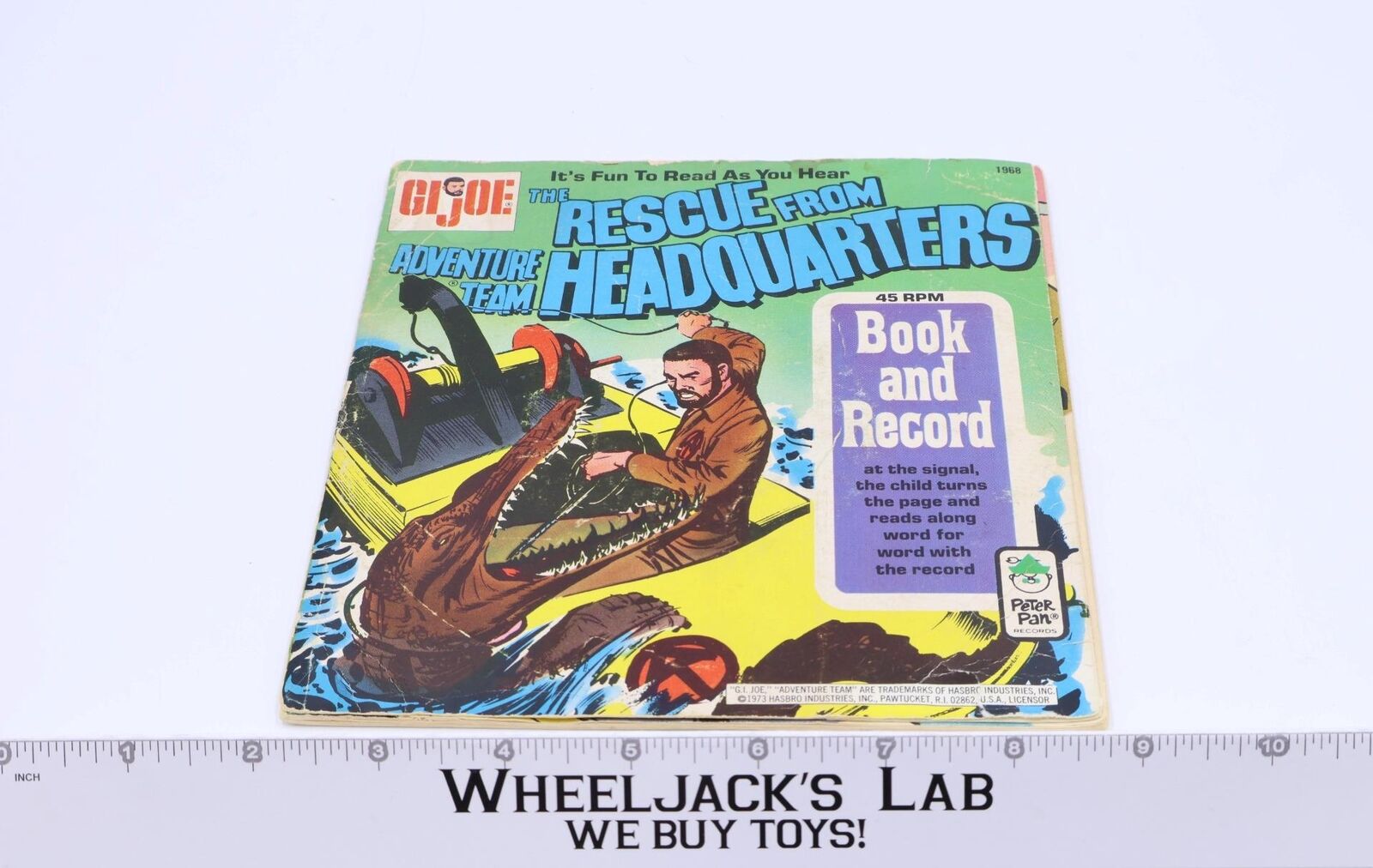 The Rescue From Adventure Team Headquarters GI Joe Book & Record Set ...