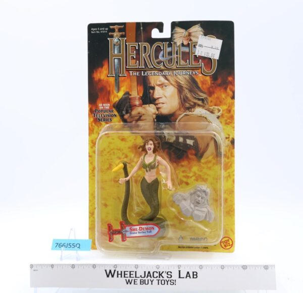 Hercules Legendary Journeys She-Demon Stone Strike Tail 1995 MOSC Toy ...