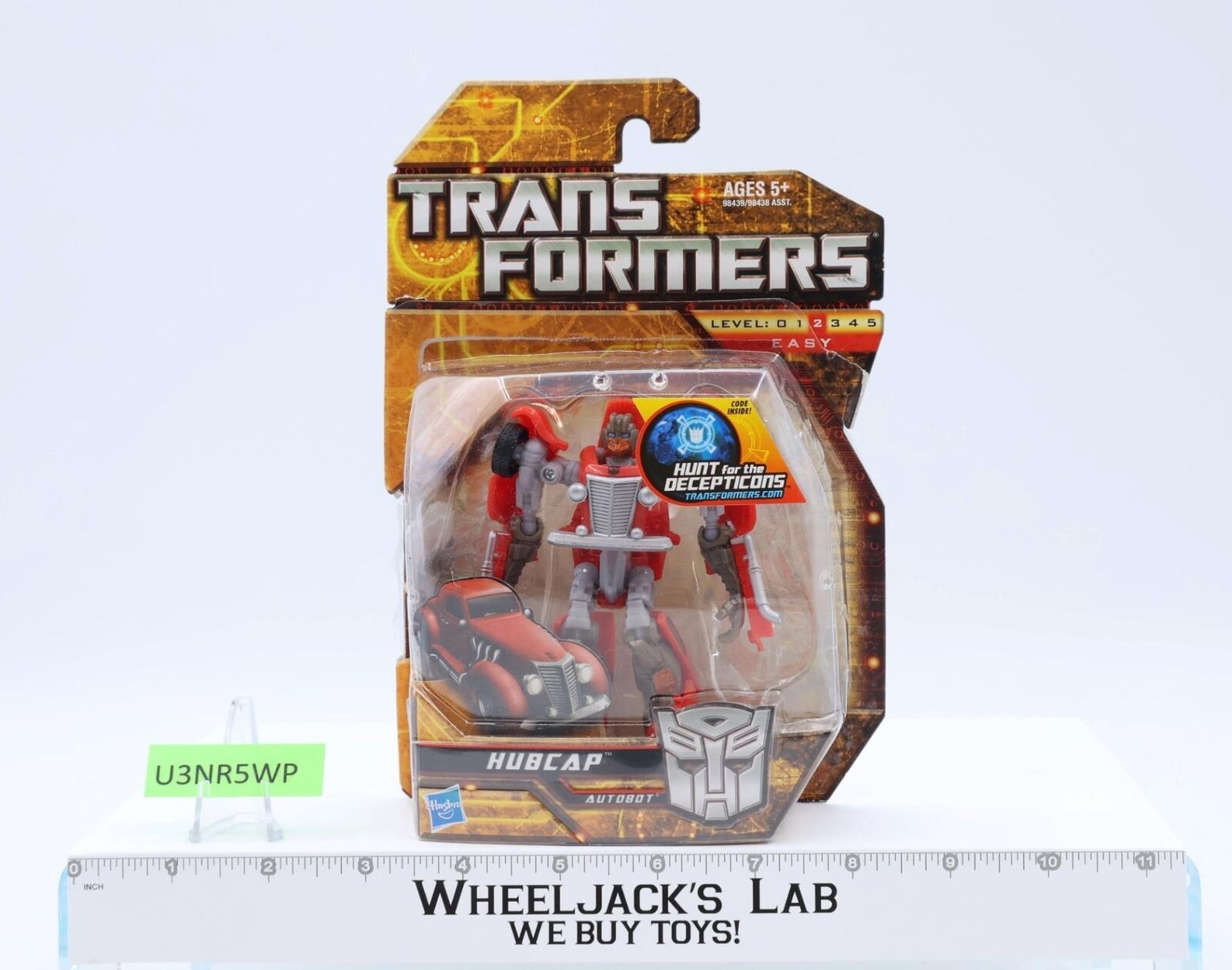 Hubcap 100% Complete Transformers Hunt for the Decepticons 2010 Hasbro ...