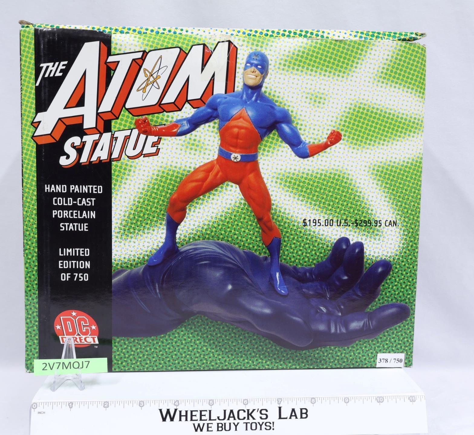 The Atom Statue JLA 2004 DC Direct 9" Cold-Cast Porcelain Statue 378/ ...