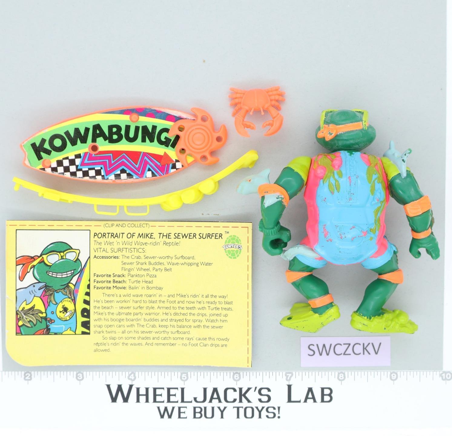 Sewer Surfer Mike 100% Complete Teenage Mutant Ninja Turtles TMNT1990 ...