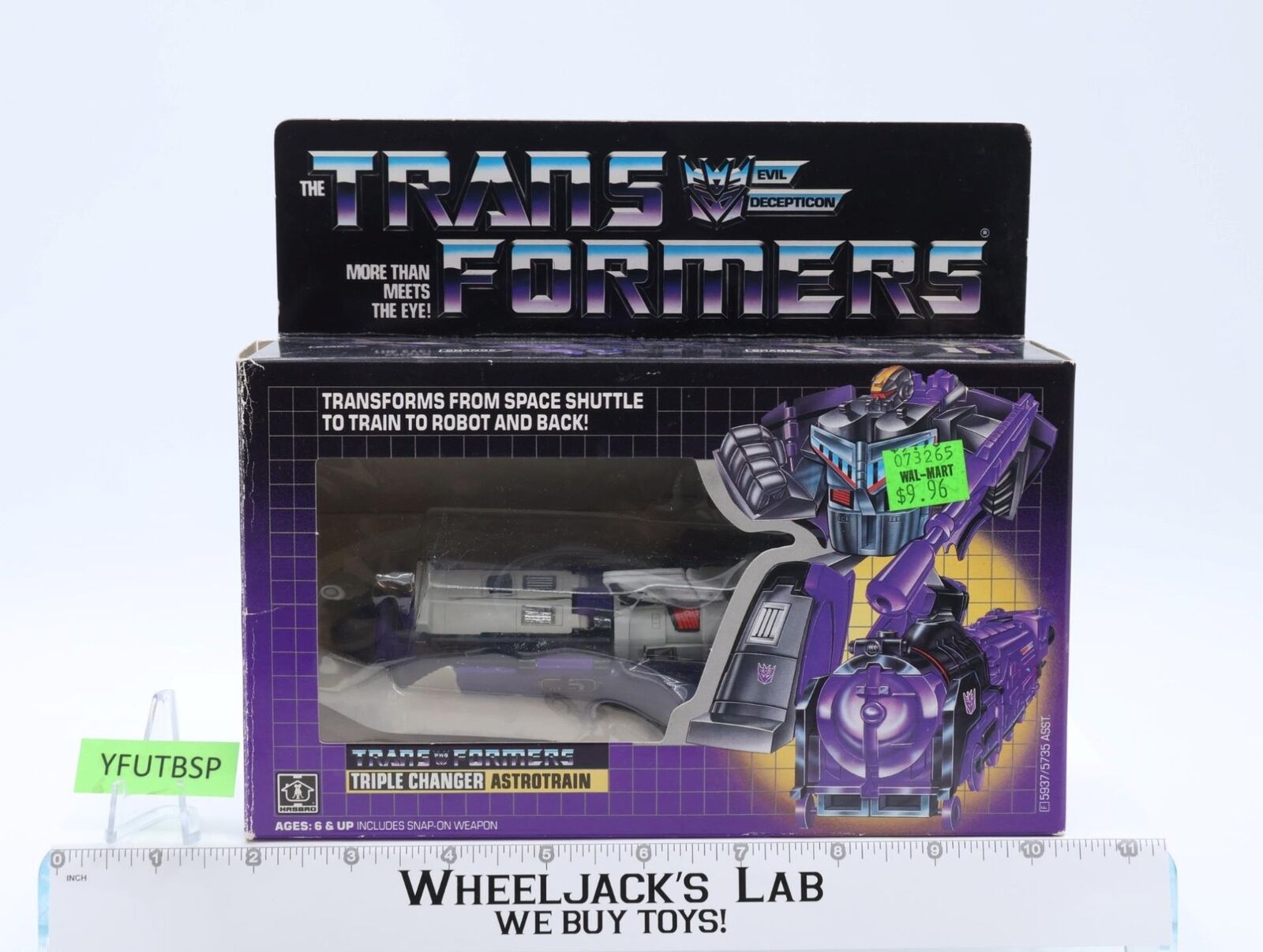 Astrotrain w/Box & Insert 100% Complete 1985 Vintage G1 Transformers ...