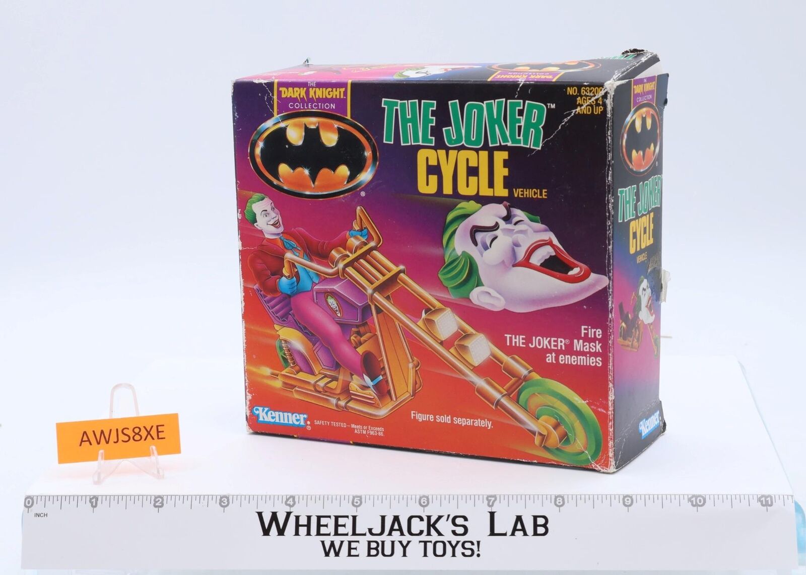 Joker Cycle DC Comics Batman The Dark Knight 1990 Kenner Action Figure ...