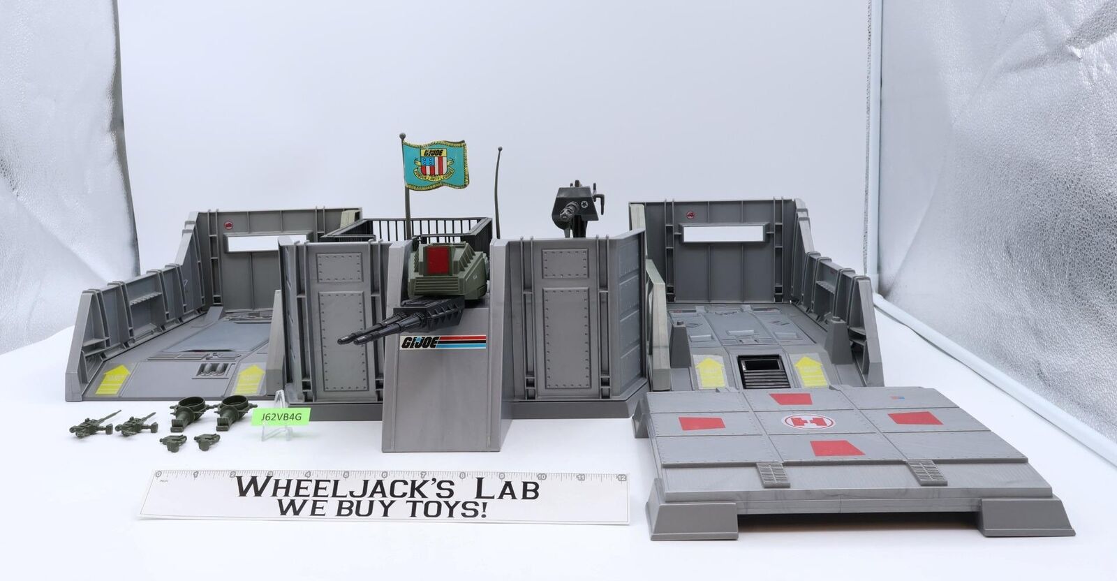 Headquarters Command Center 100% Complete G.I. Joe 1983 Hasbro Vintage Playset - Wheeljack's Lab