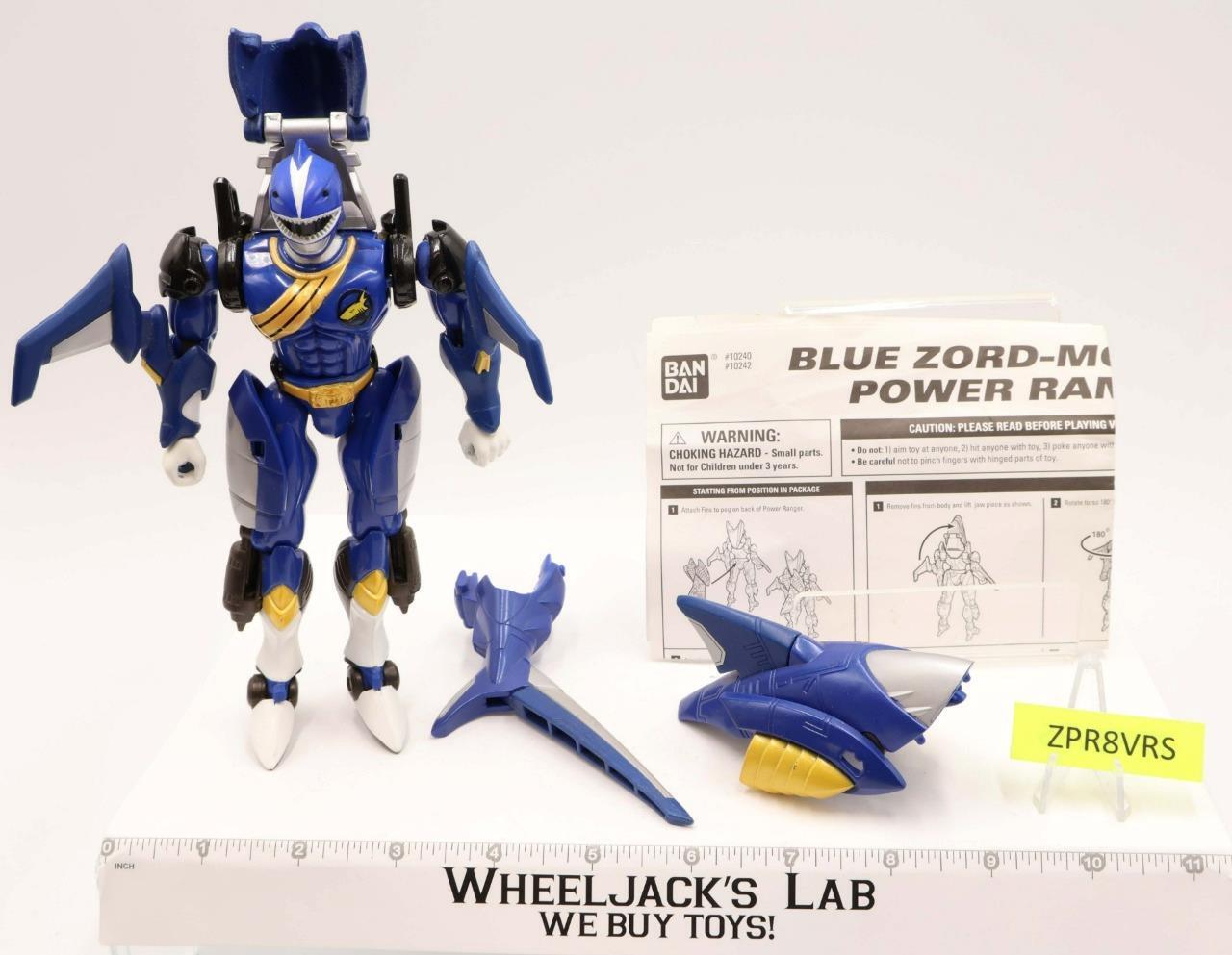 Blue Zord Morphin Power Rangers Wild Force 2002 Bandai Action Figure ...