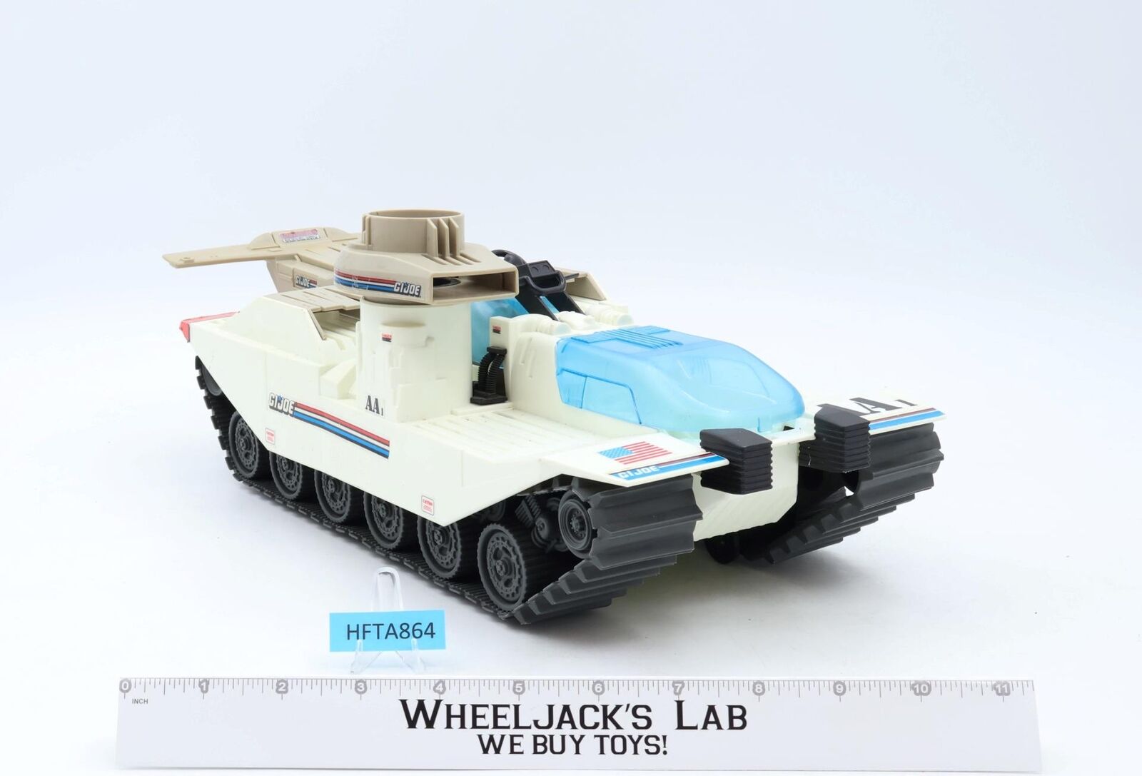 Avalanche Snow Tank G.I. Joe 1990 Hasbro Vintage Action Figure Vehicle ...
