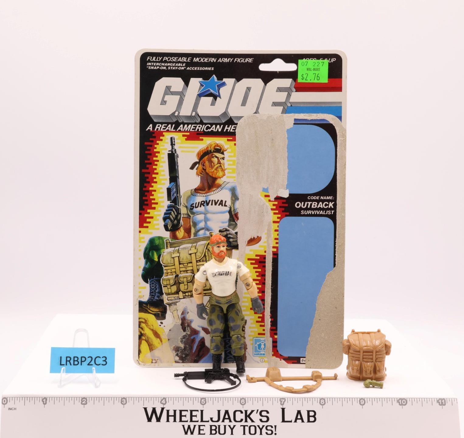 Outback V1 100% Complete W/Cardback GI Joe Action Figure Vintage 1987 ...