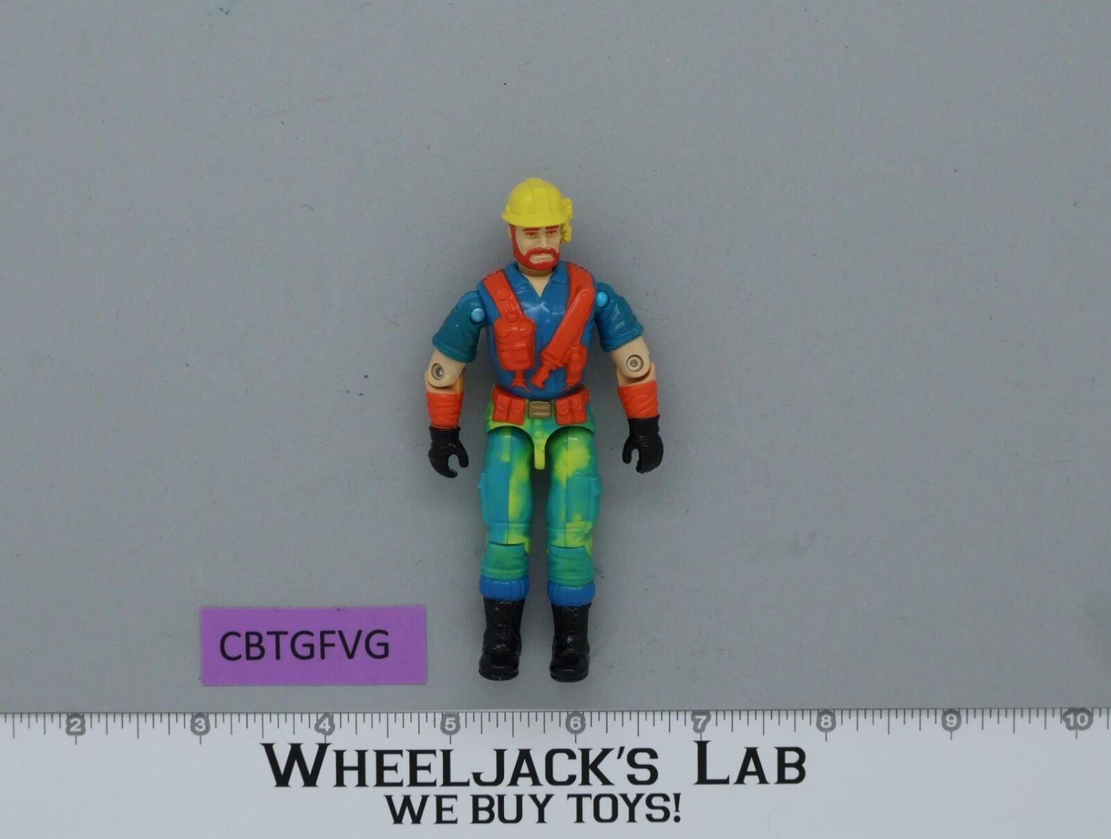 Outback V3 G.I. Joe 1993 Hasbro Vintage Action Figure - Wheeljack's Lab