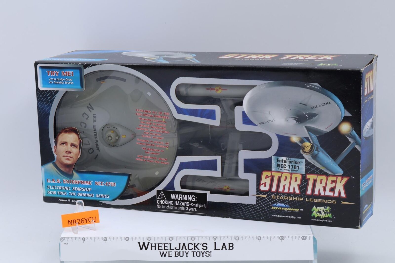 U.S.S. Enterprise NCC-1701 Star Trek 2009 Art Asylum Diamond Select NEW ...