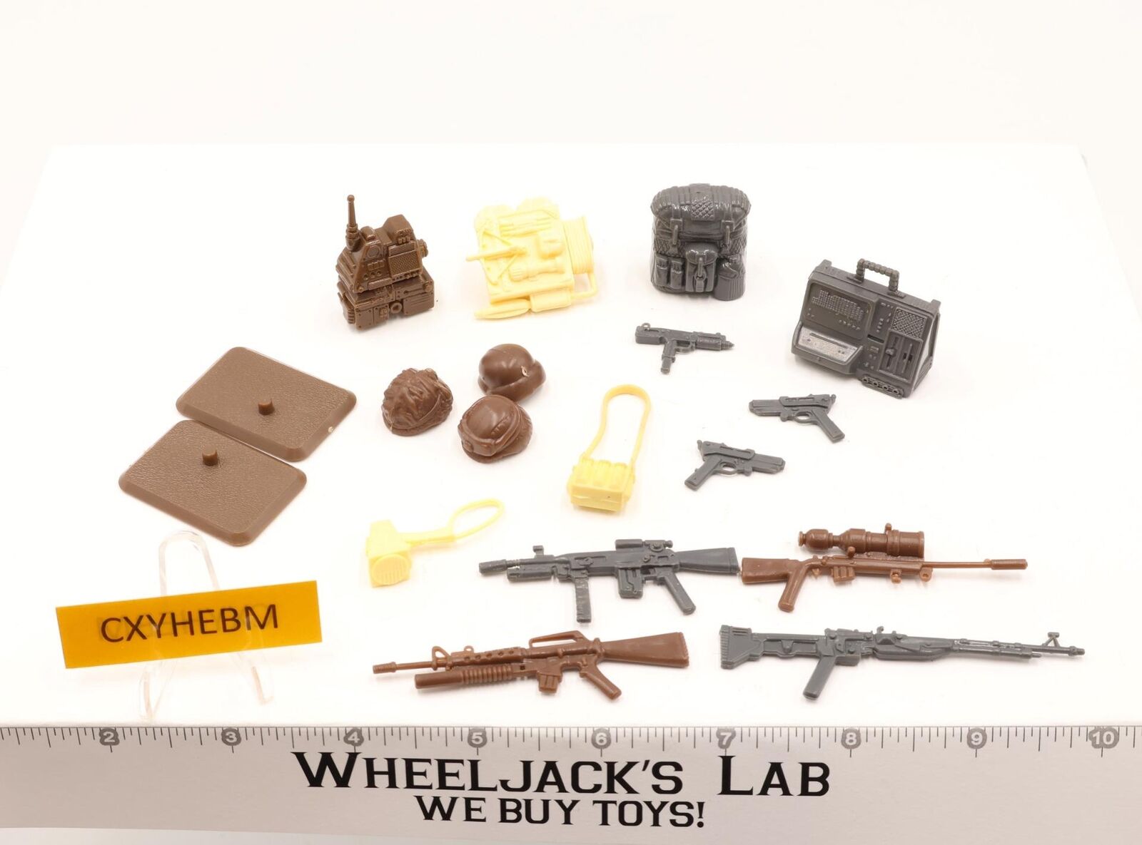 Lot Battle Gear Accessory 5 Set 6 1987 Weapons GI Joe Vintage ...