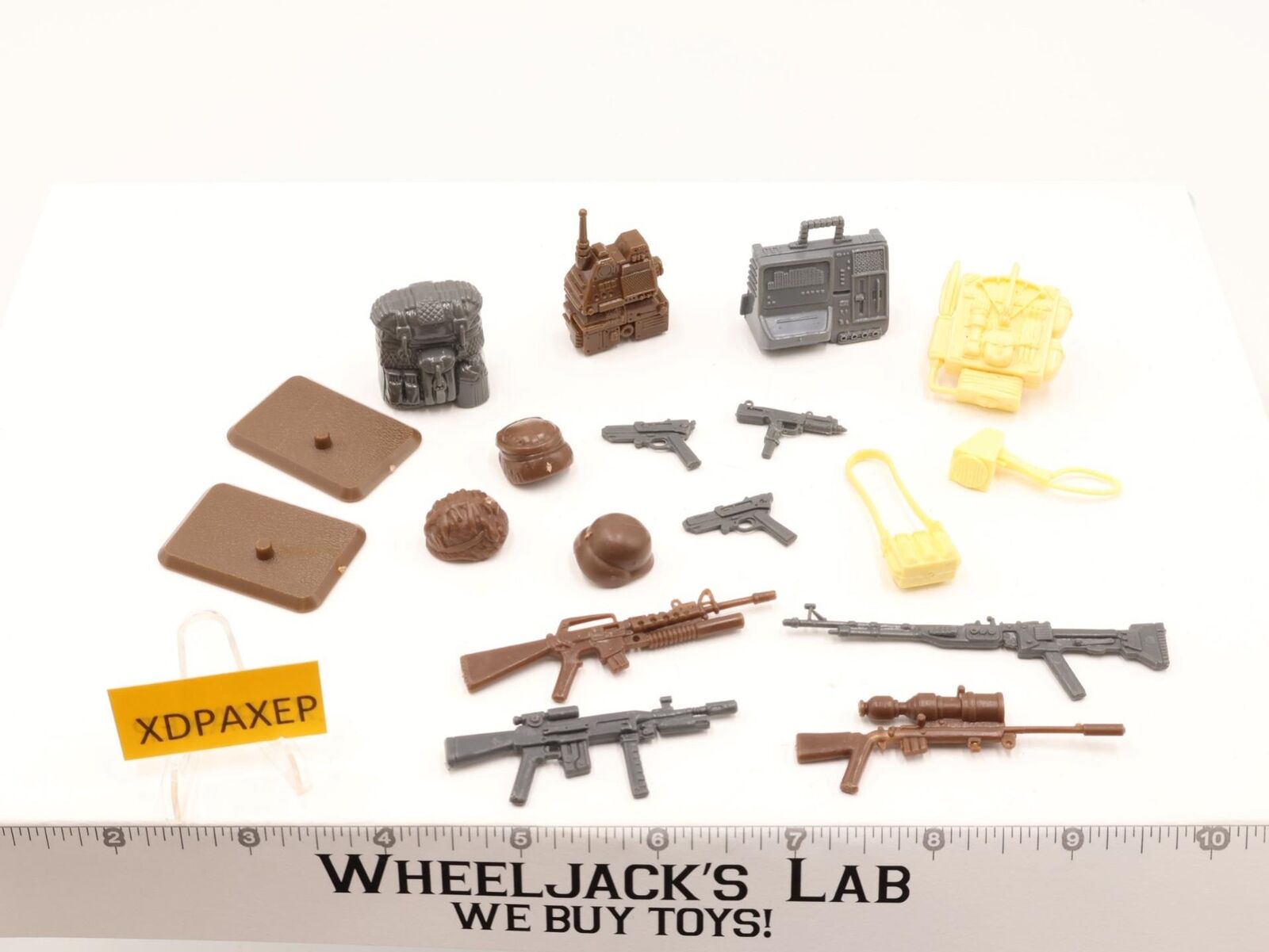 Lot Battle Gear Accessory 5 Set 5 1987 Weapons GI Joe Vintage ...