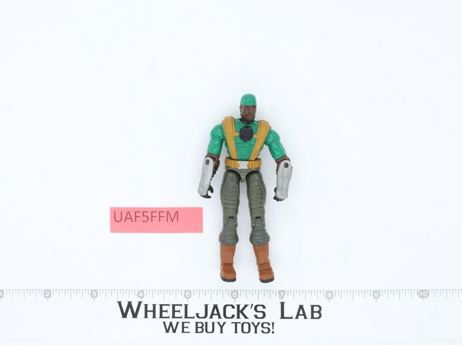 Heavy Duty V7 G.I. Joe 2003 Hasbro Action Figure - Wheeljack's Lab