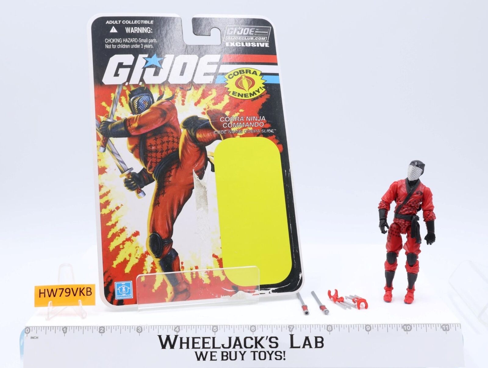 Cobra Slice v7 GI Joe Club Exclusive 2014 Hasbro Action Figure ...
