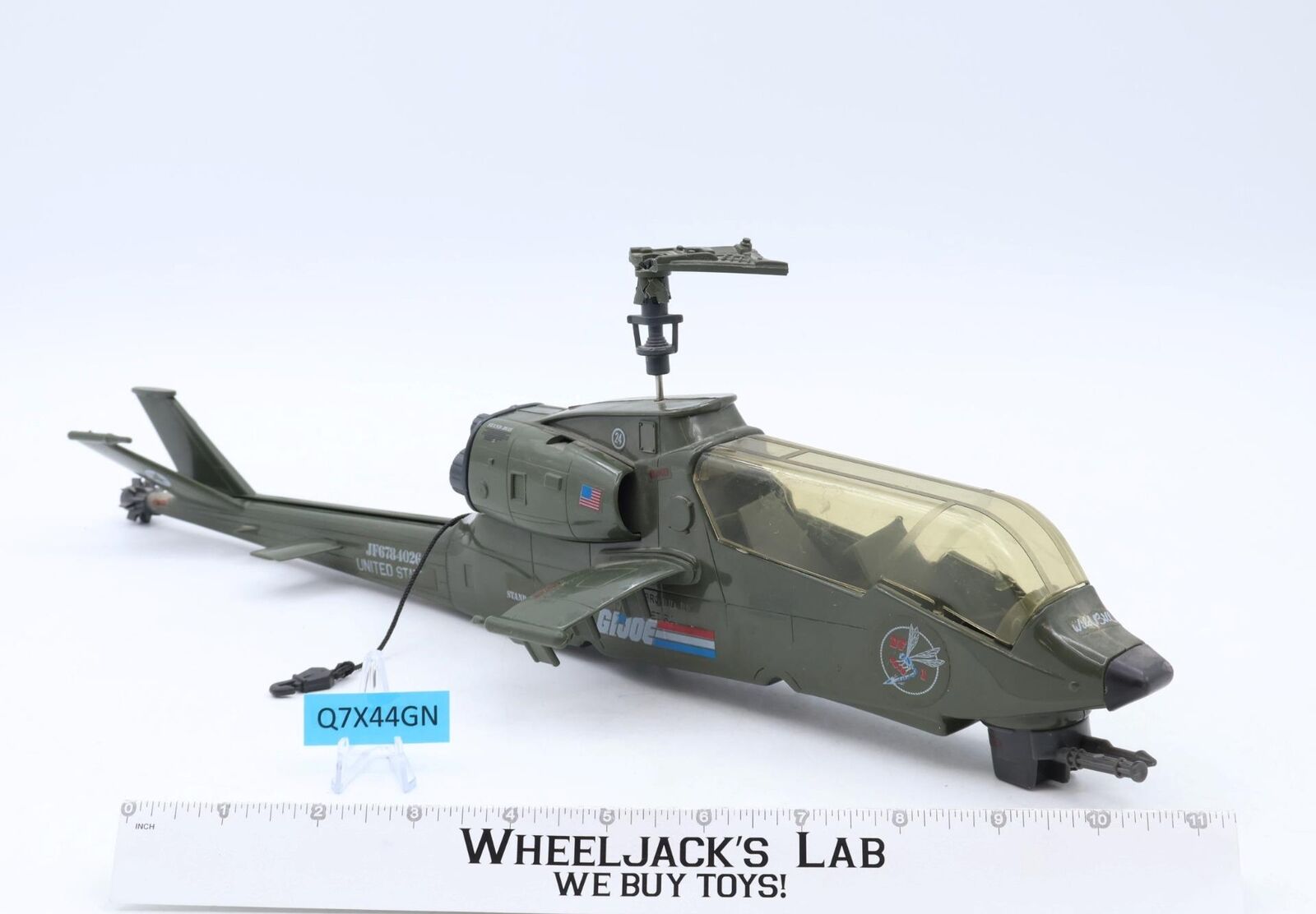 Dragonfly Assault Copter G.I. Joe 1983 Hasbro Action Figure Vehicle FOR ...