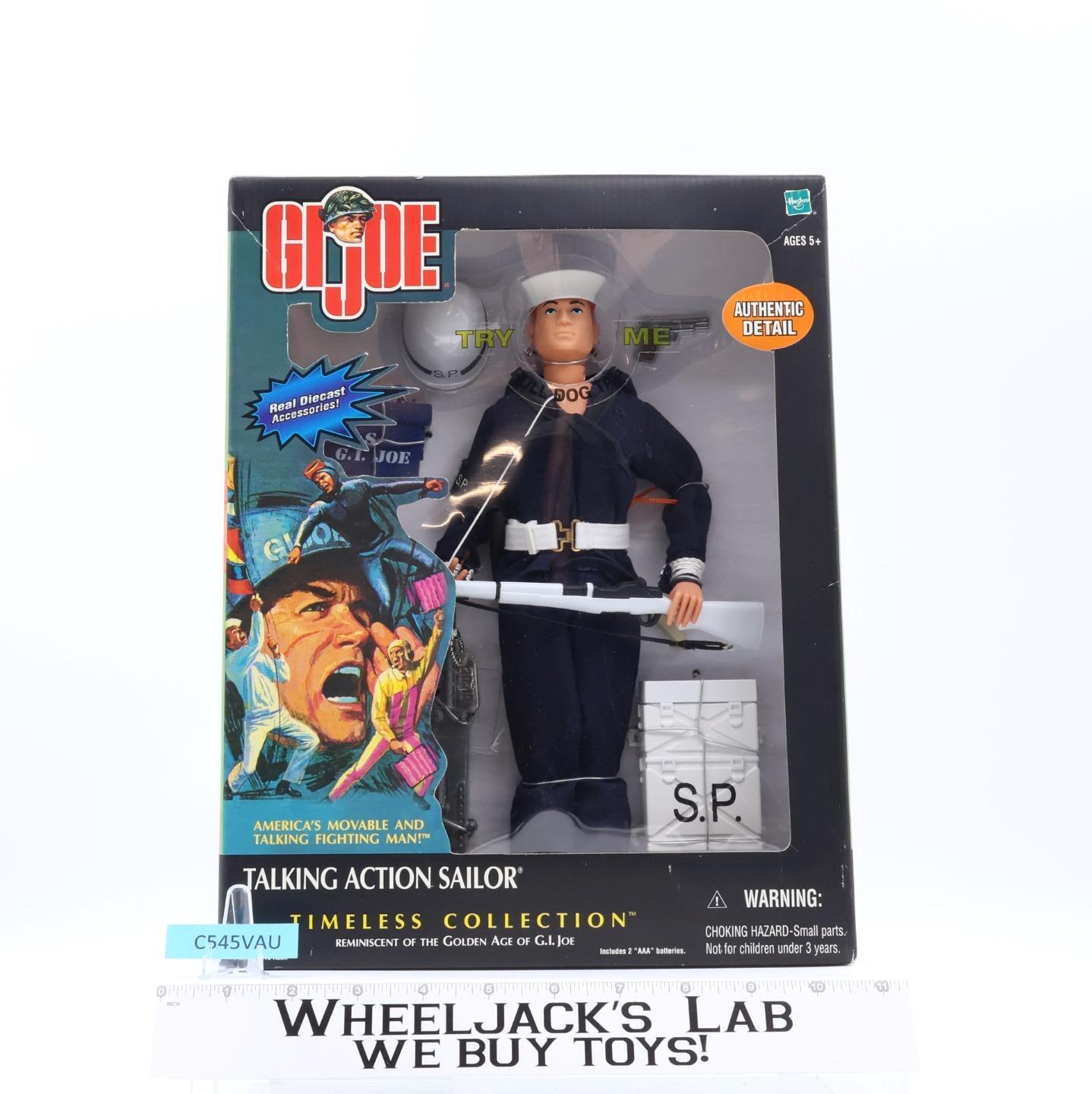 Talking Action Sailor GI Joe Timeless Collection 2002 Hasbro Figure NEW ...