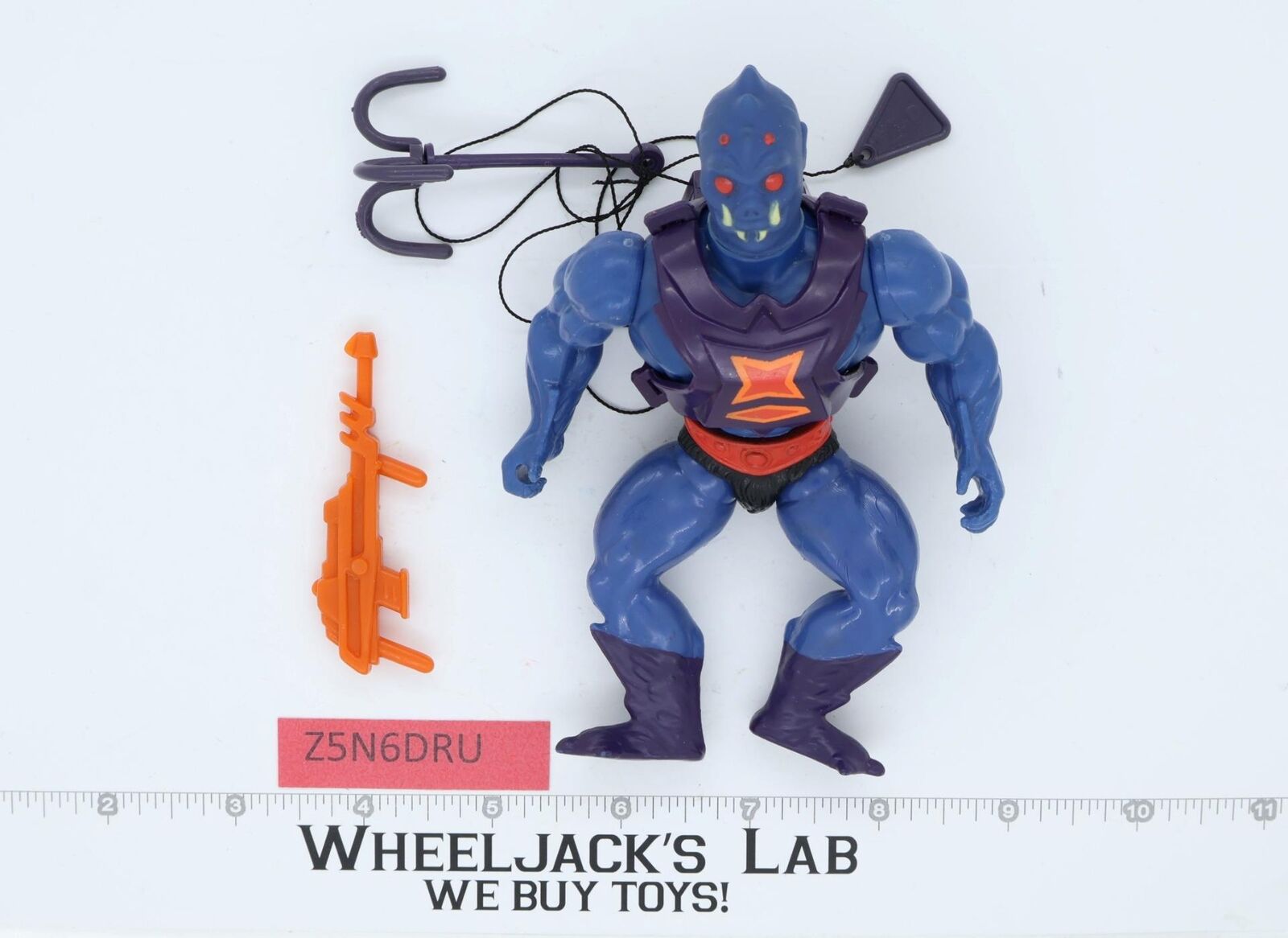 Webstor He-Man Mattel MOTU 100% Complete Mattel 1981 Vintage Figure ...