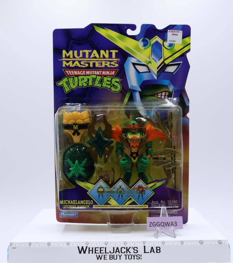 Michaelangelo Thunder Warrior TMNT Mutant Masters 1997 Playmates MOSC ...