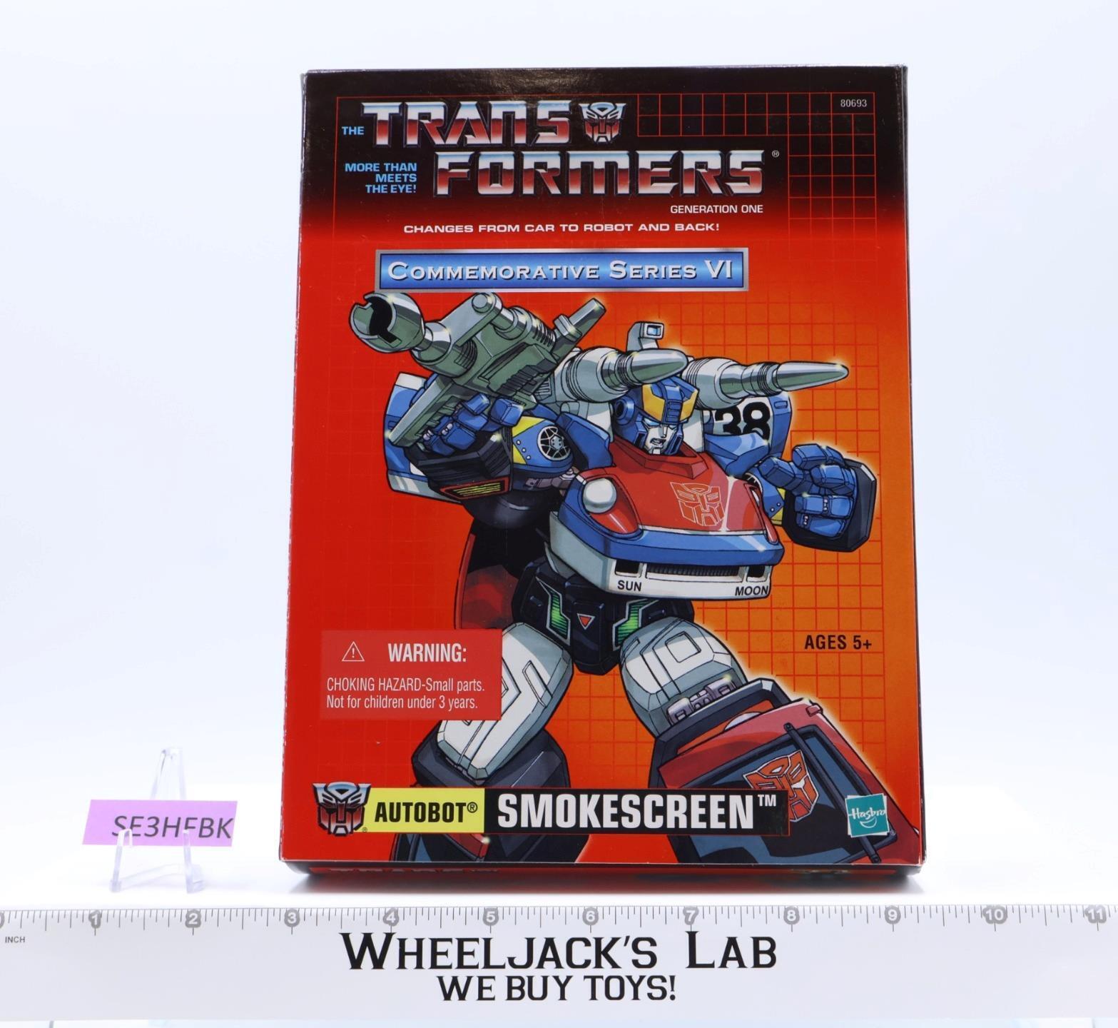 Smokescreen Commemorative Series Reissue Transformers 2002 Hasbro NEW ...
