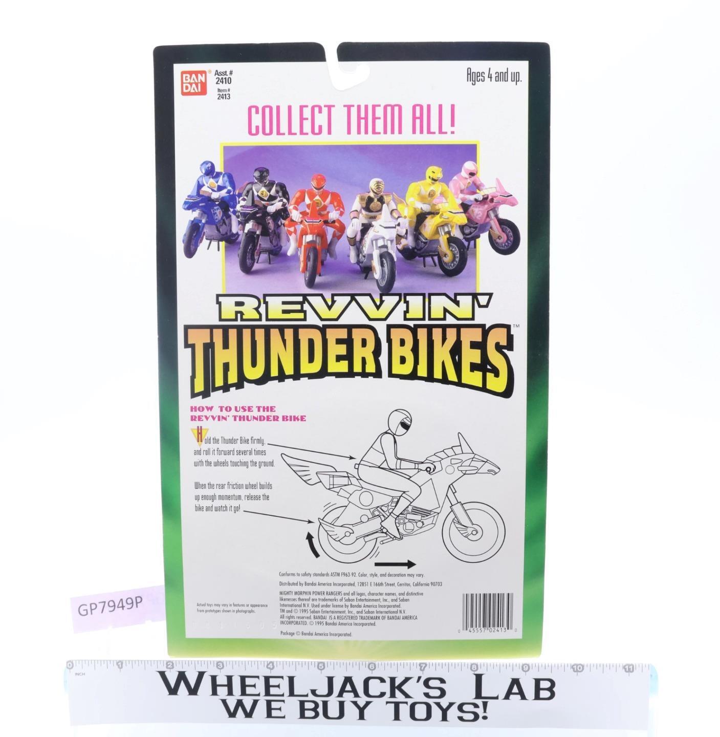 Revvin Thunder Bike Black Ranger Mighty Morphin Power Rangers Bandai ...