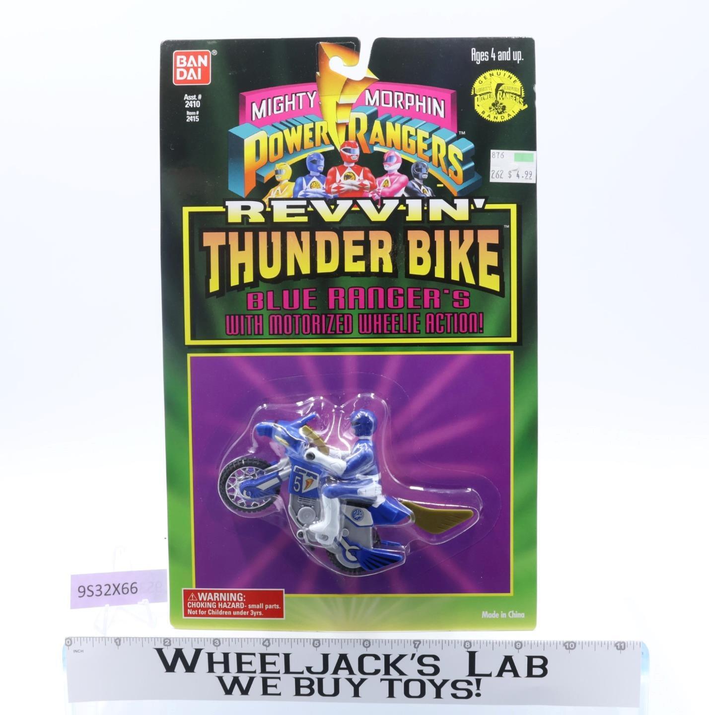 Revvin Thunder Bike Blue Ranger Mighty Morphin Power Rangers Bandai NEW ...